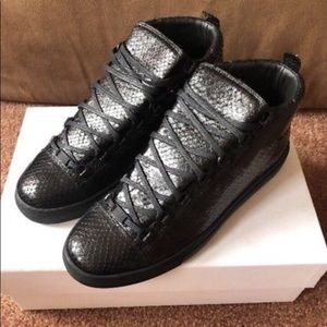 Balenciaga | Shoes | New Balenciaga Arena Faux Python Leather | Poshmark